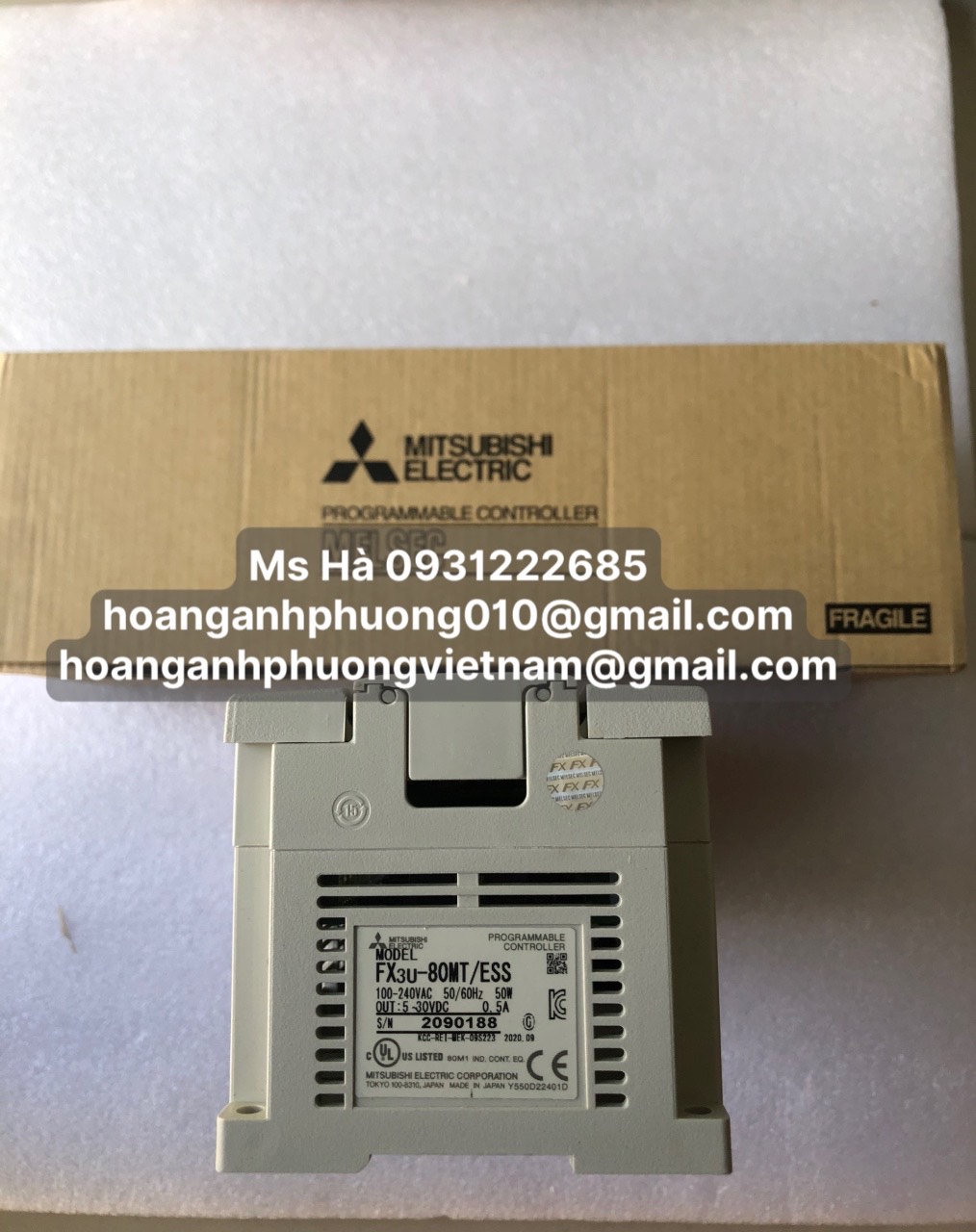 PLC mitsubishi FX3U-80MT/ESS chính hãng 100%